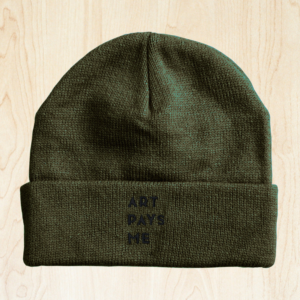 Logo Toque, Olive-green, Black | Art Pays Me
