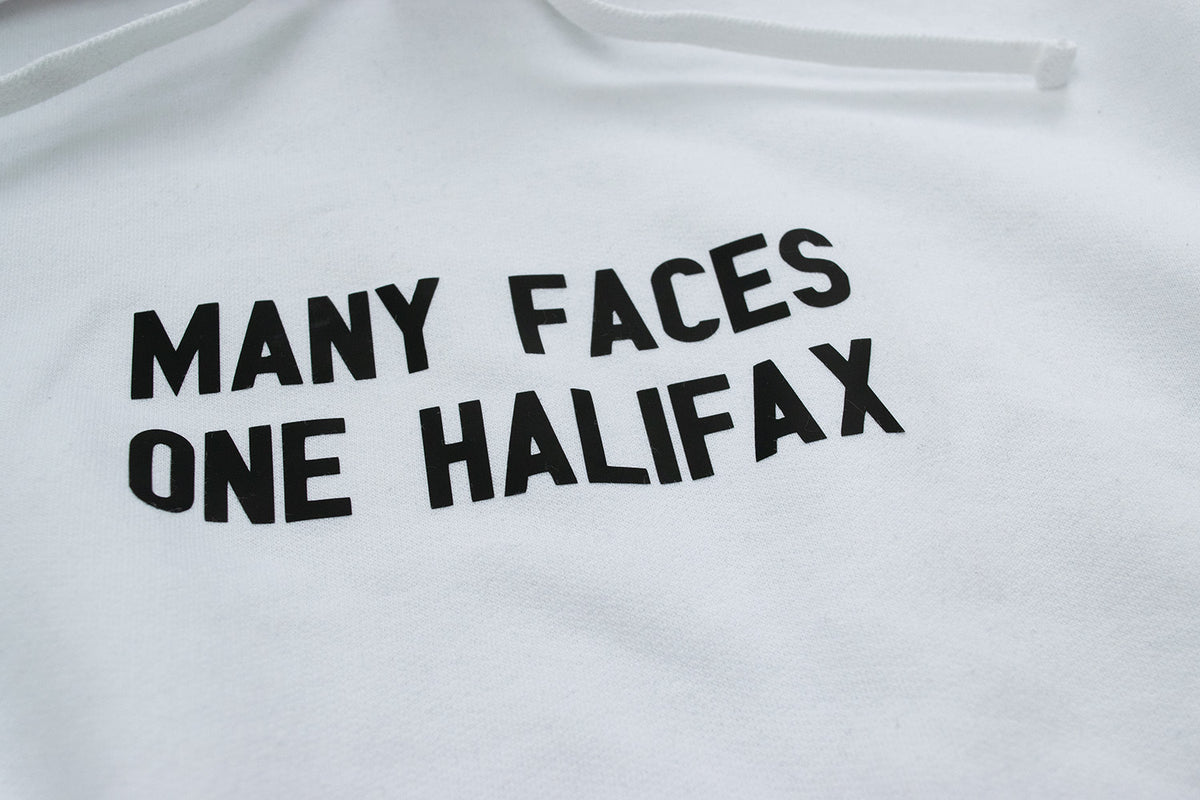 Many Faces One Halifax Hoodie | Art Pays Me