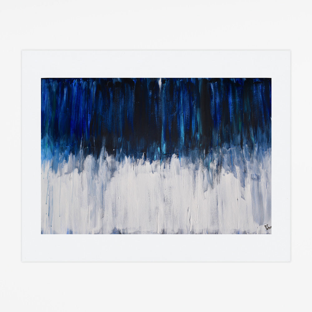 Blue Gradient Art Print | Art Pays Me